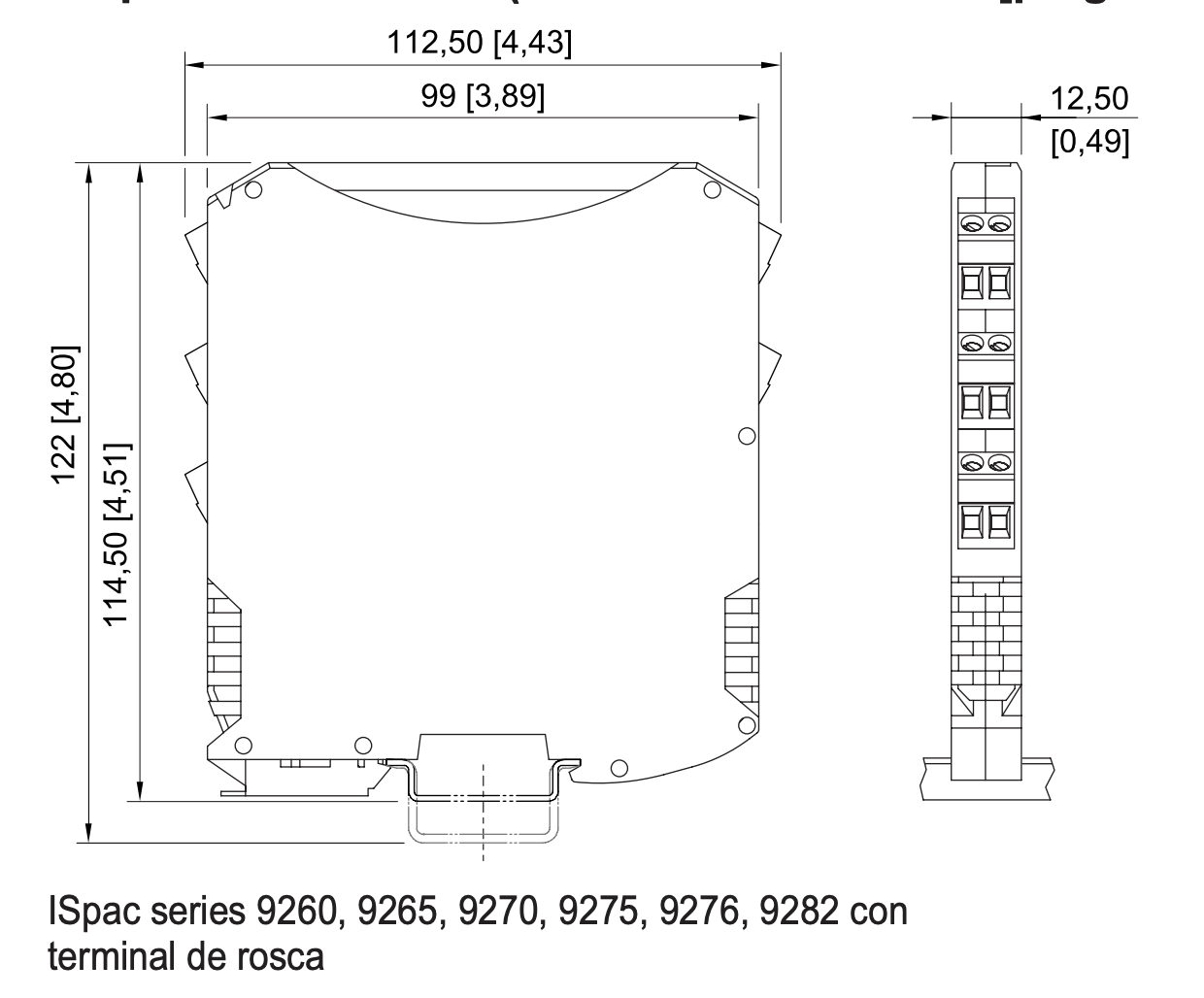 9260/13-11-10s -Aislador galvánico (Ex) – CPI - Control para la Industria